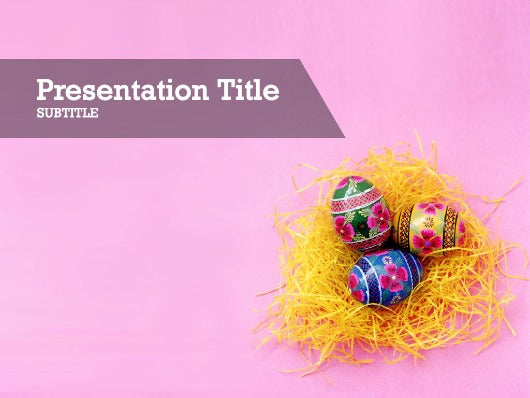Free Easter Powerpoint template and Google Slides theme