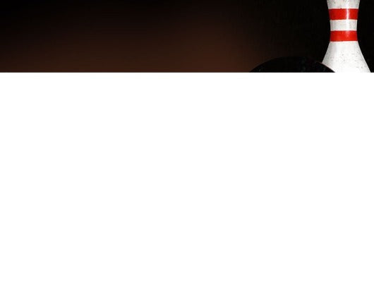 Free bowling ball and pin PowerPoint template and Google Slides theme