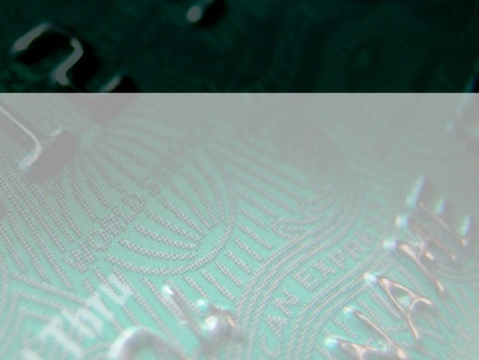 Free American Express credit card Powerpoint template and Google Slide