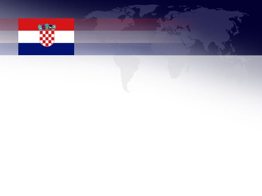 Free flag of Croatia Powerpoint template and Google Slides theme