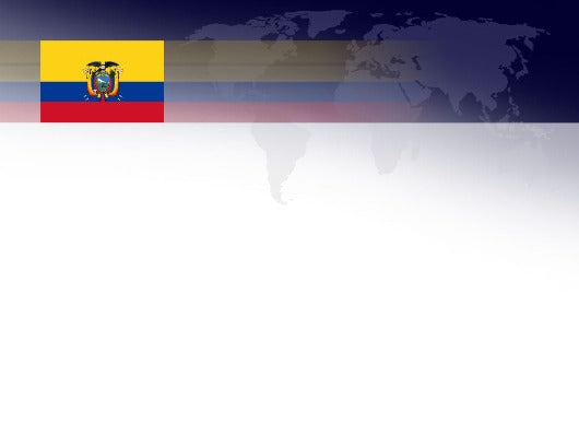 Free flag of Ecuador Powerpoint template and Google Slides theme