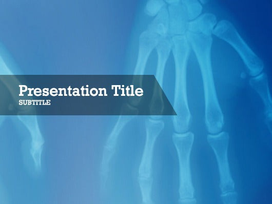 Free X-Ray Powerpoint template and Google Slides theme
