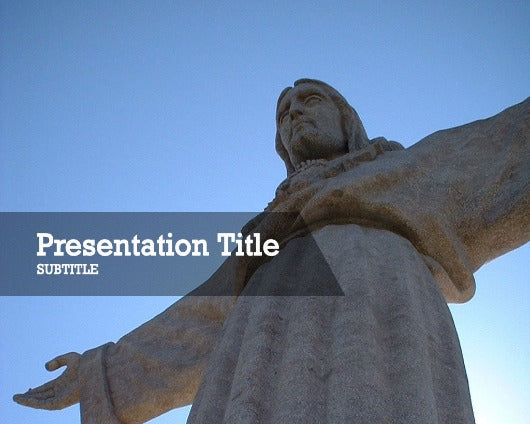 Free Jesus Christ Powerpoint template and Google Slides theme