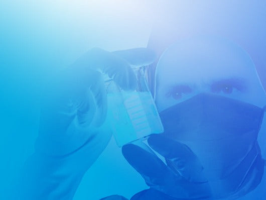 Free lab technician Powerpoint template and Google Slides theme