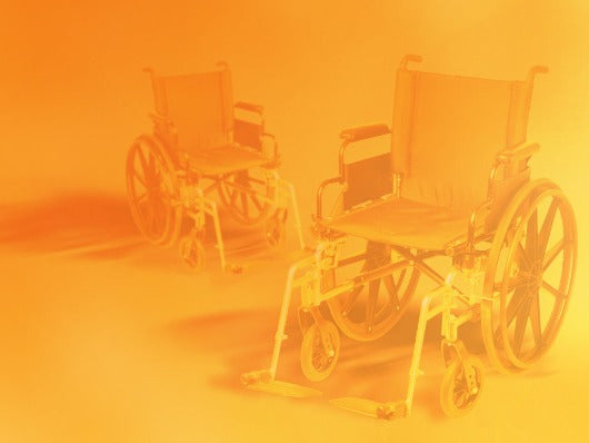 Free wheelchair Powerpoint template and Google Slides theme