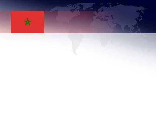Free flag of Morocco Powerpoint template and Google Slides theme