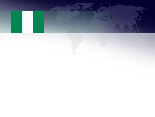 Free flag of Nigeria Powerpoint template and Google Slides theme