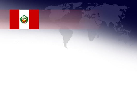 Free flag of Peru Powerpoint template and Google Slides theme